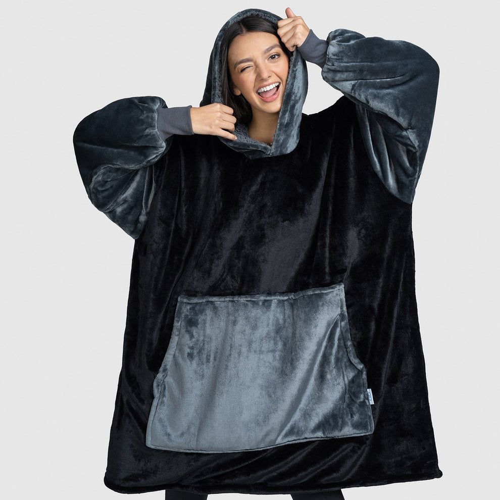 Splice Black & Grey Oodie™ Original – The Oodie