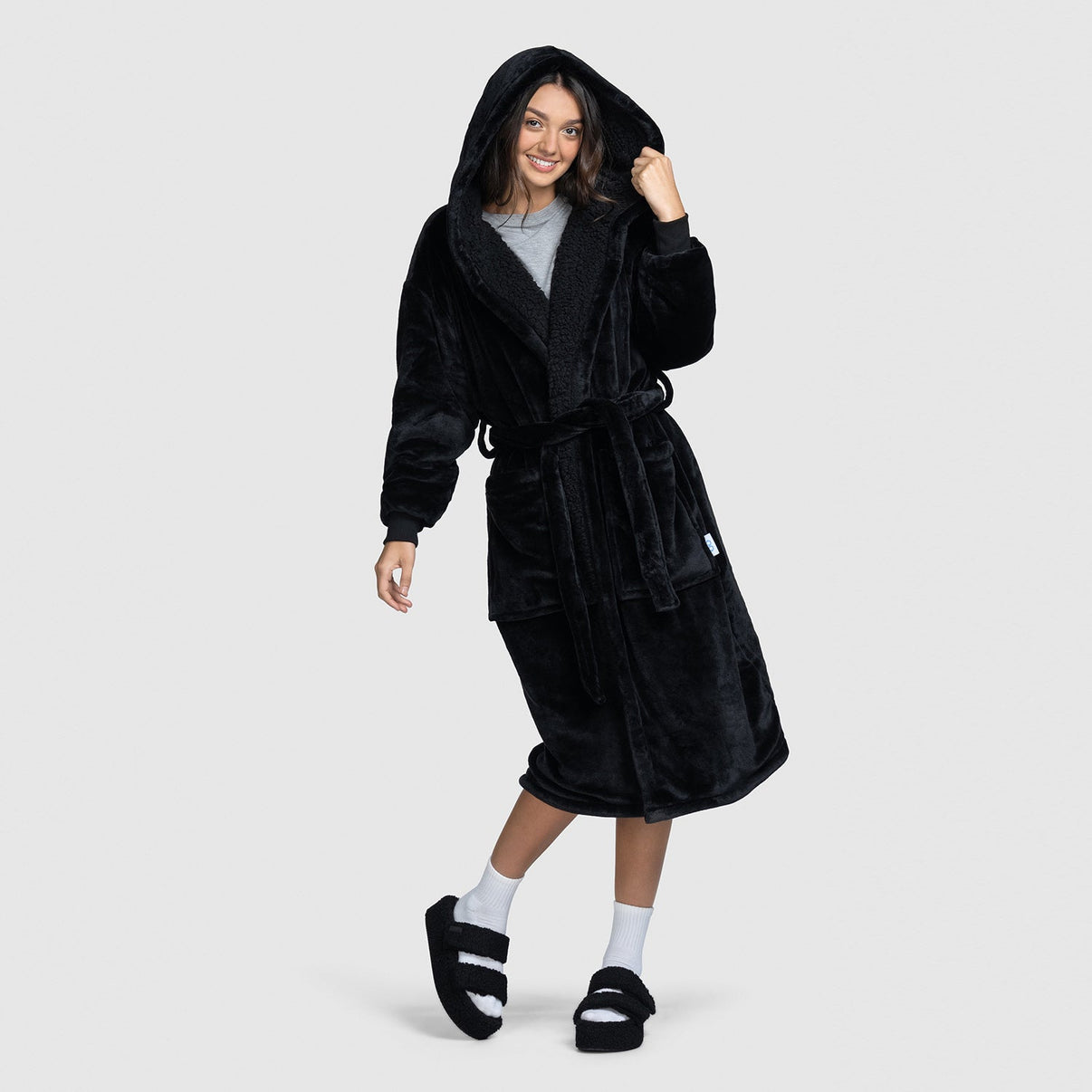 All Black Dressing Gown – The Oodie