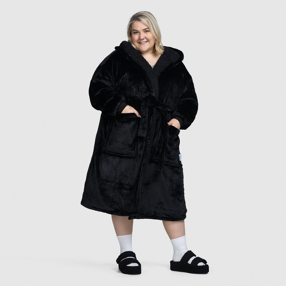 All Black Dressing Gown – The Oodie