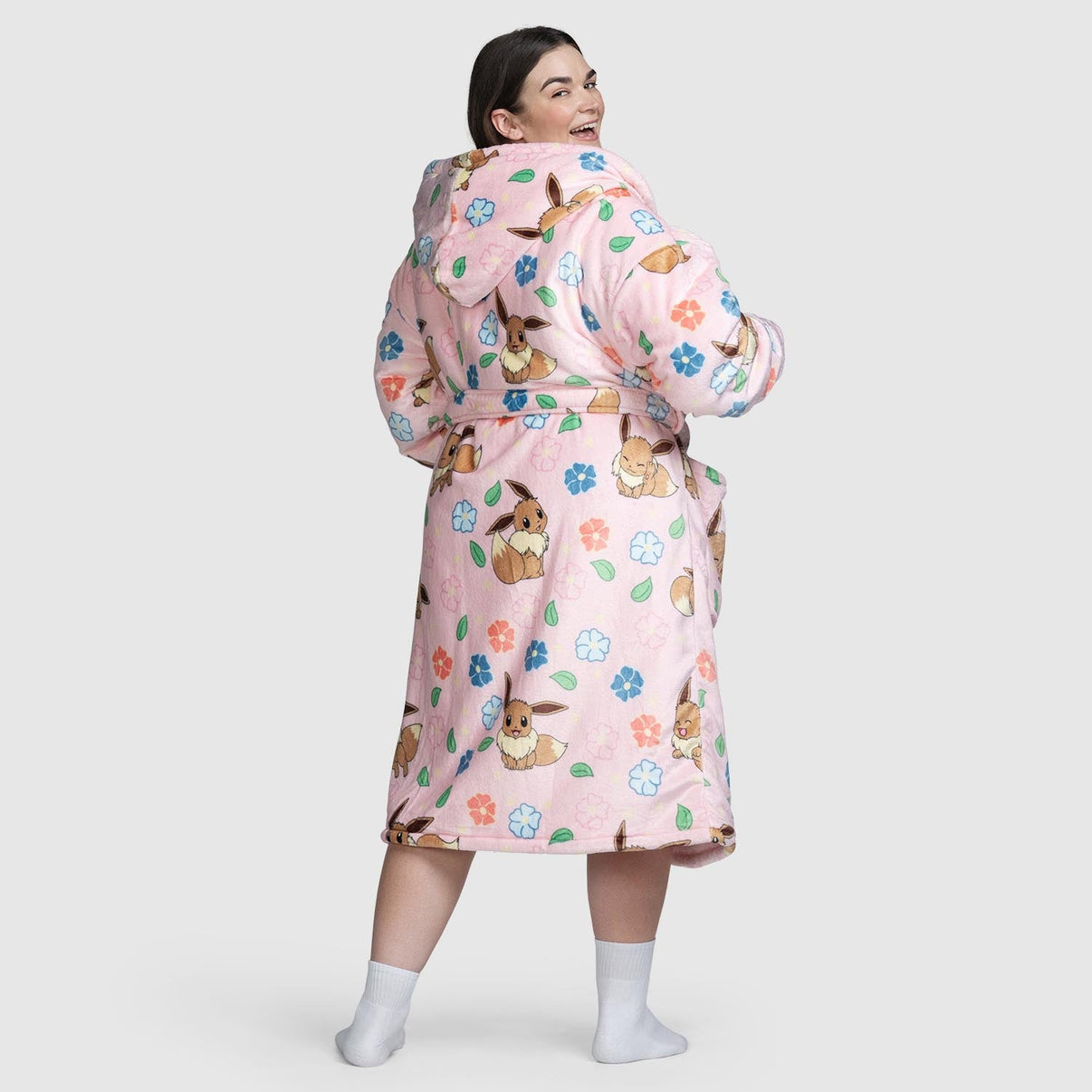Pokémon Eevee Flowers Dressing Gown Licensed – The Oodie