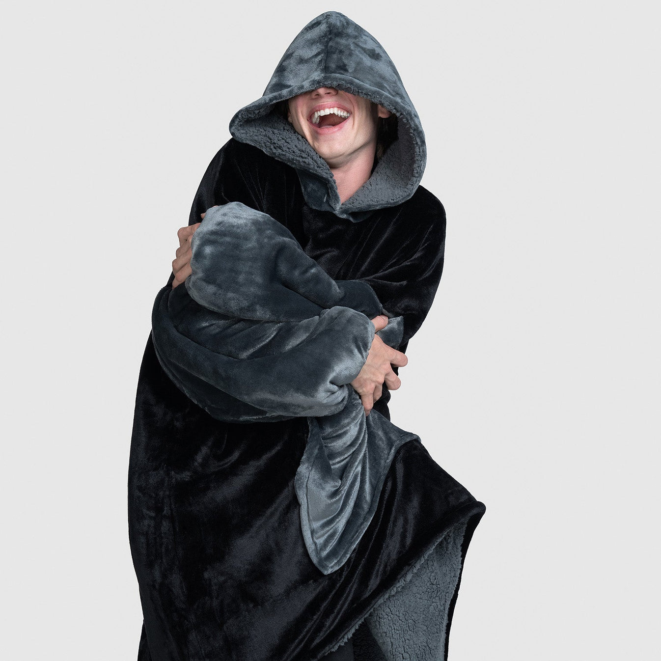 Splice Black & Grey Oodie™ Original – The Oodie