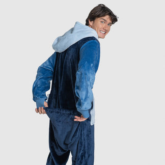 Blue Splice Onesie – The Oodie