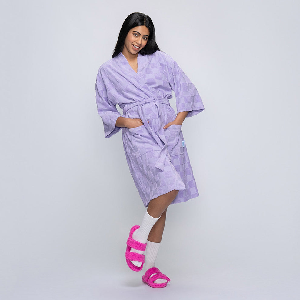 Checker Summer Dressing Gown – The Oodie