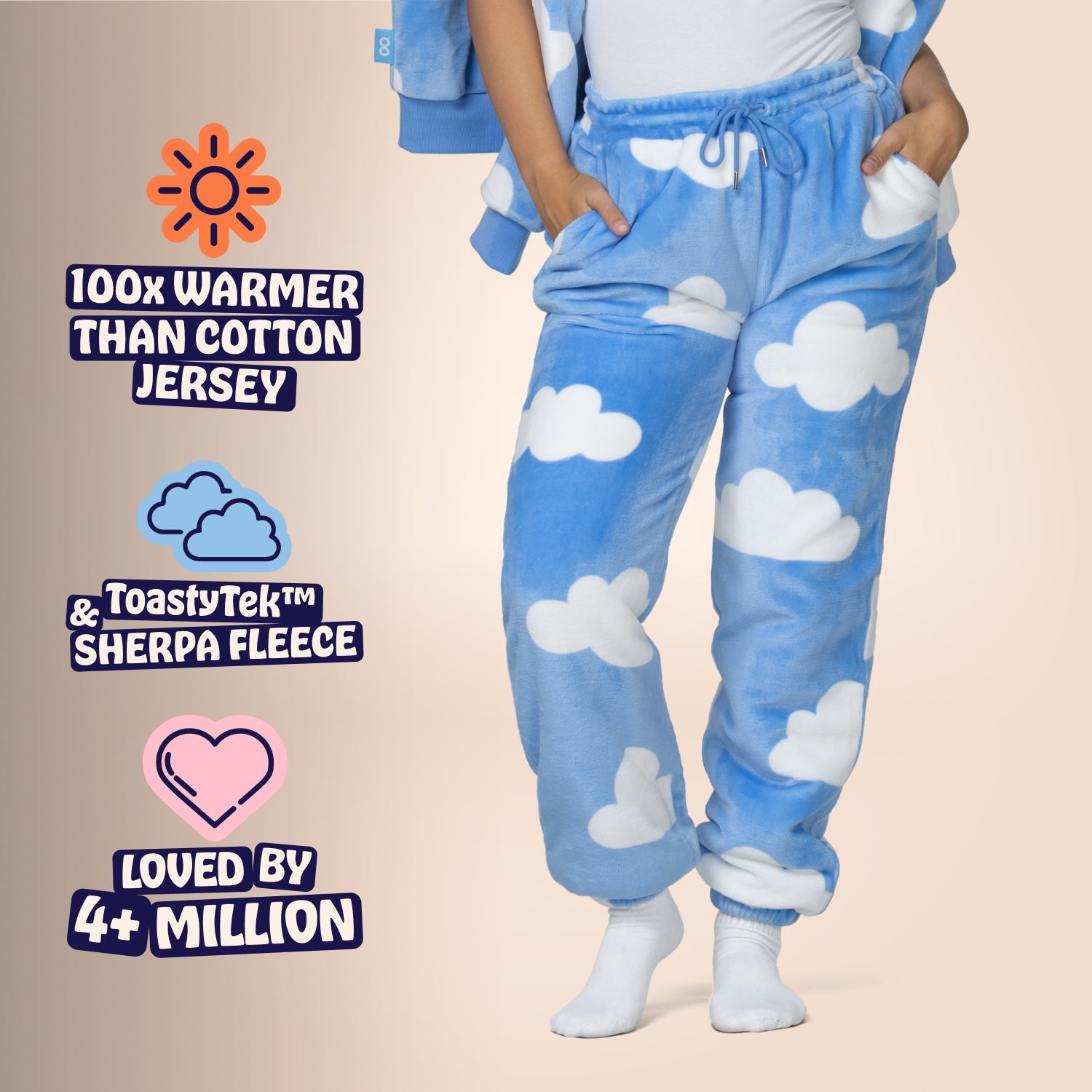 Cloud Sherpa Cuffed Pant – The Oodie