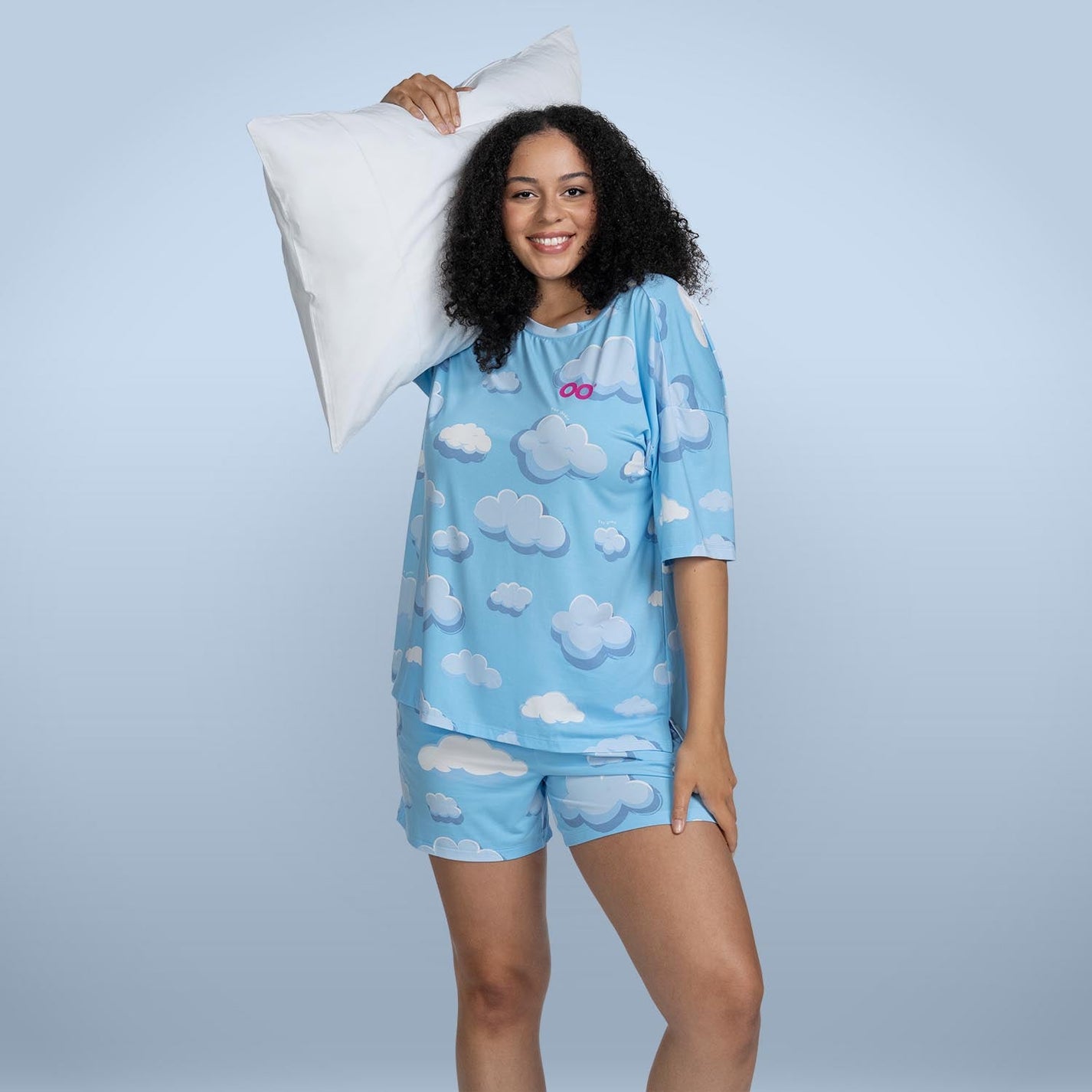 Cloud Cooling Short Sleeve Pyjama Top – The Oodie