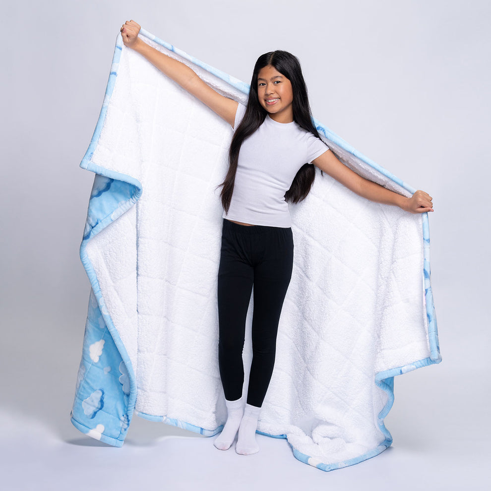 Fluffy Cloud Sherpa Blanket – The Oodie
