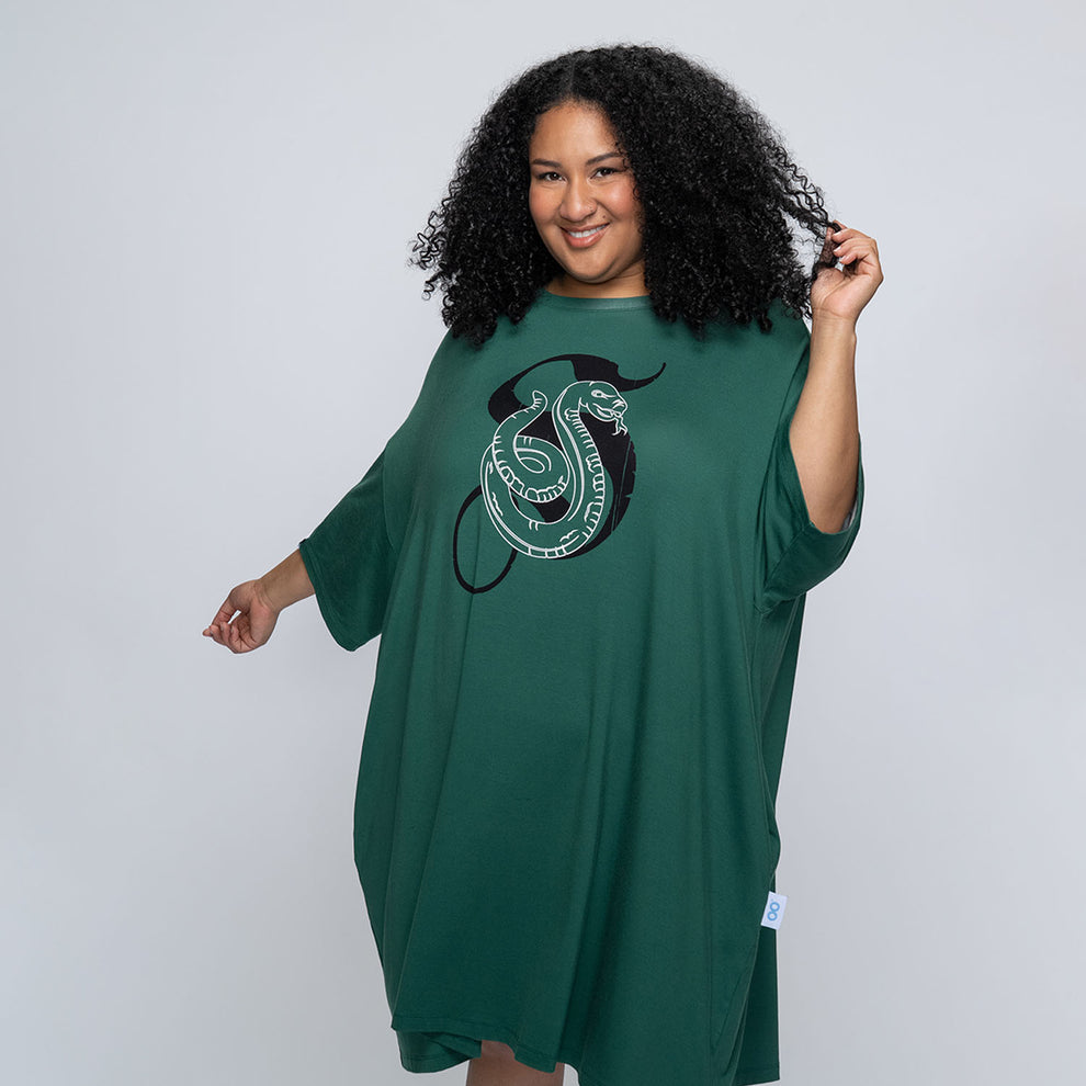 Harry Potter Slytherin Sleep Tee Licensed – The Oodie