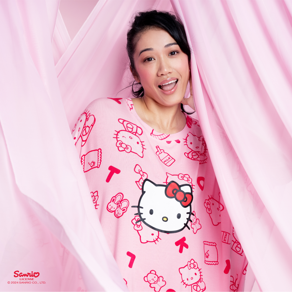 Hello Kitty Sleep Tee Licensed – The Oodie