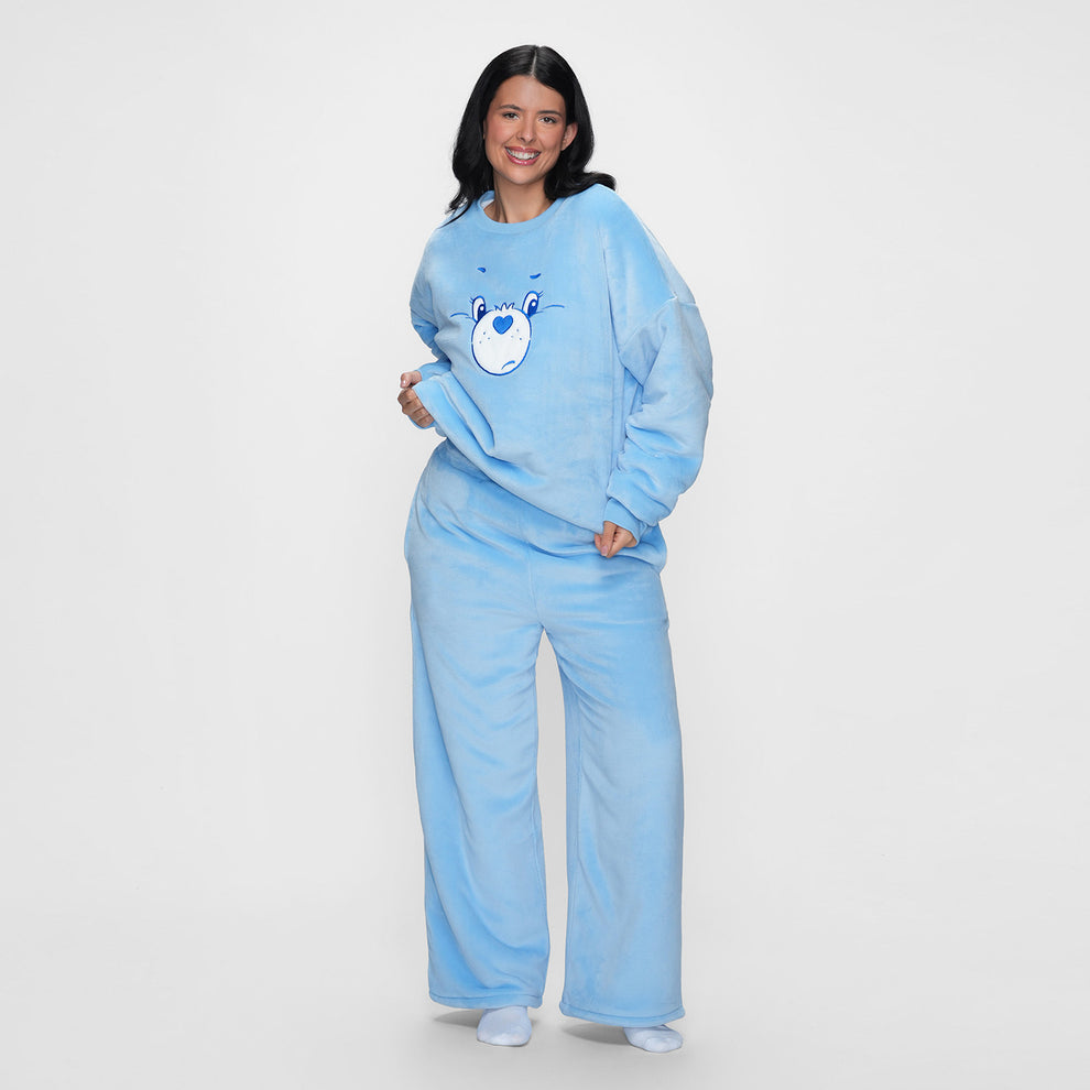 Care Bears Grumpy Wide Leg Sherpa Pant Licensed – The Oodie