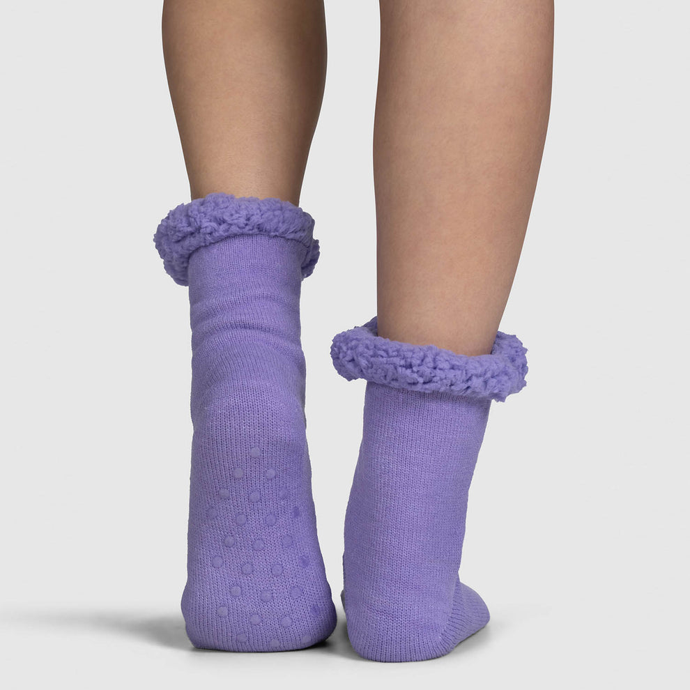 Lilac Sherpa Socks – The Oodie