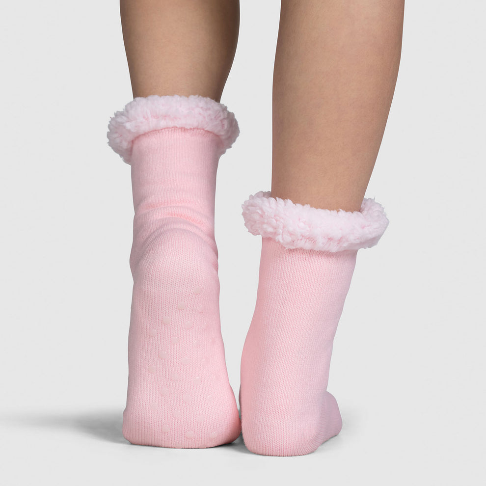 Pink Sherpa Socks – The Oodie
