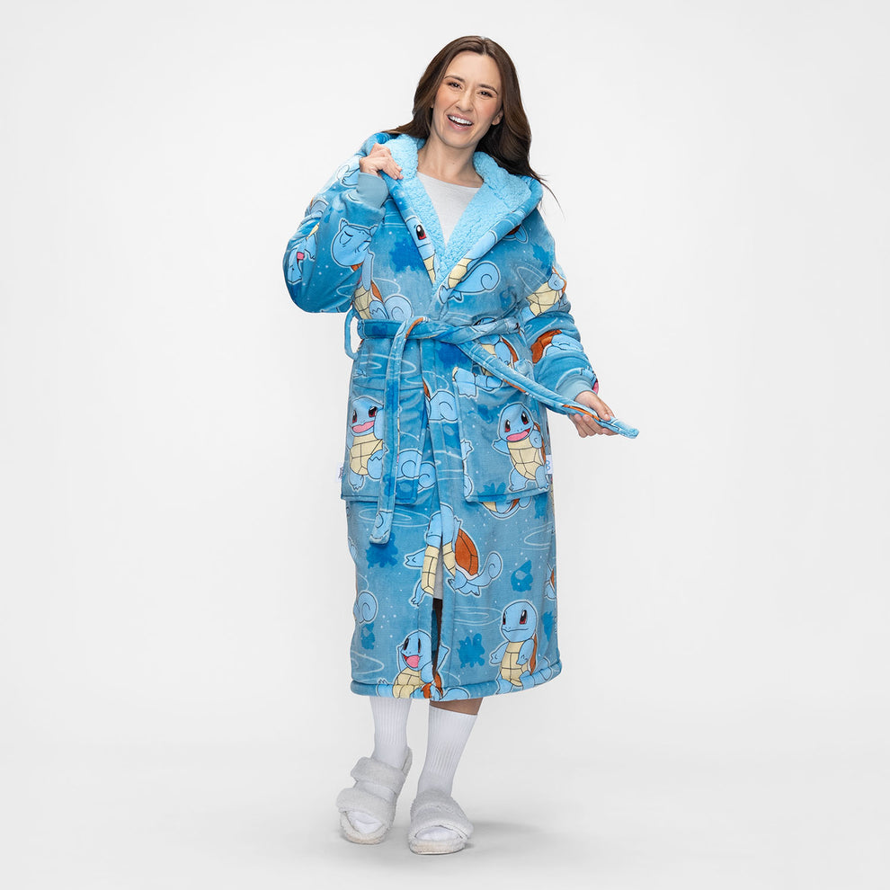 Pokémon Squirtle Sherpa Dressing Gown Licensed – The Oodie