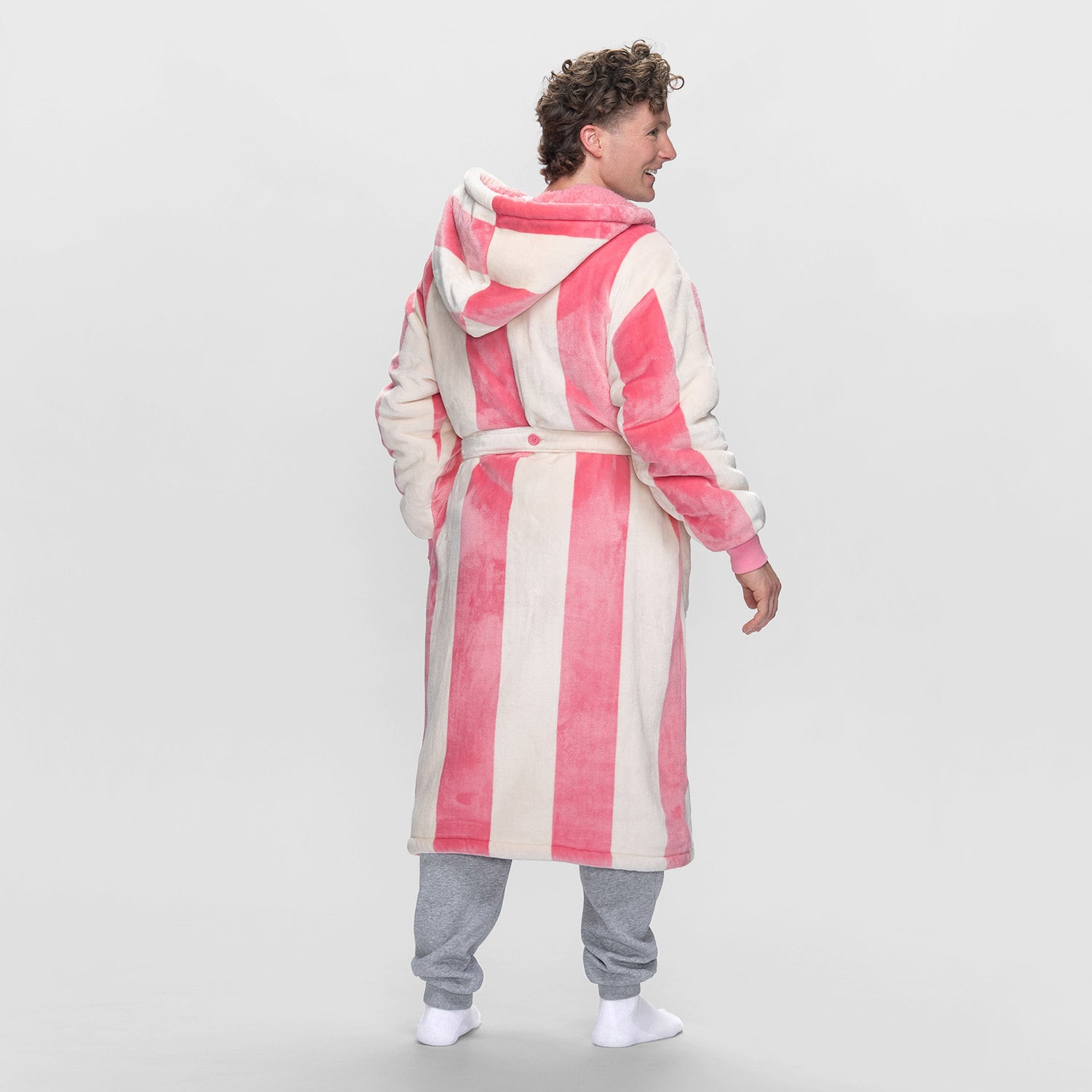 Rose Stripe Dressing Gown – The Oodie