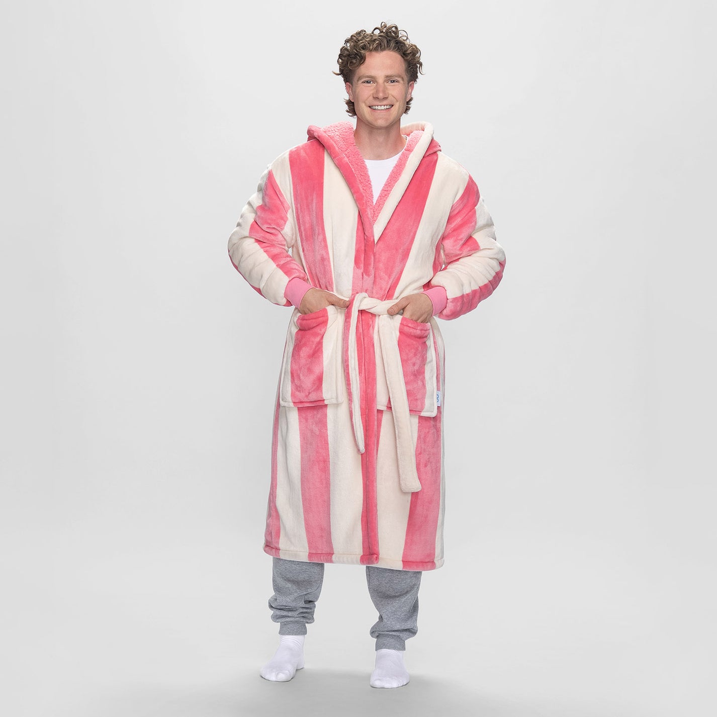 Rose Stripe Dressing Gown – The Oodie
