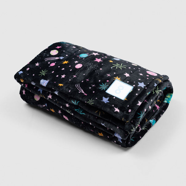 The Oodie Space Black Blanket